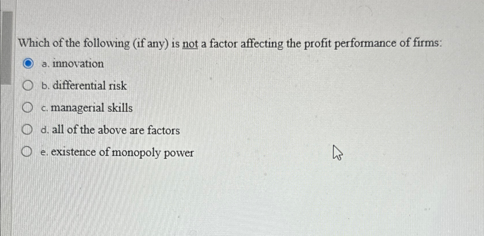 Solved Which of the following (if any) ﻿is not a factor | Chegg.com