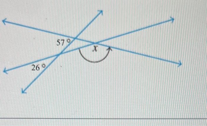 Solved Find the measure of x. Δx= | Chegg.com