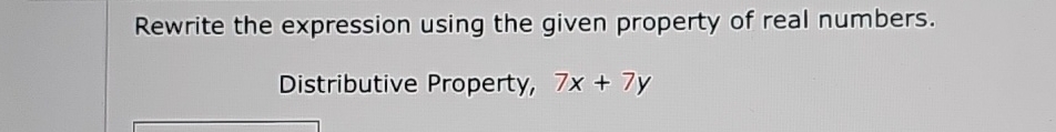 Solved Rewrite the expression using the given property of | Chegg.com