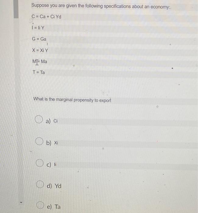 Solved Suppose you are given the following specifications | Chegg.com