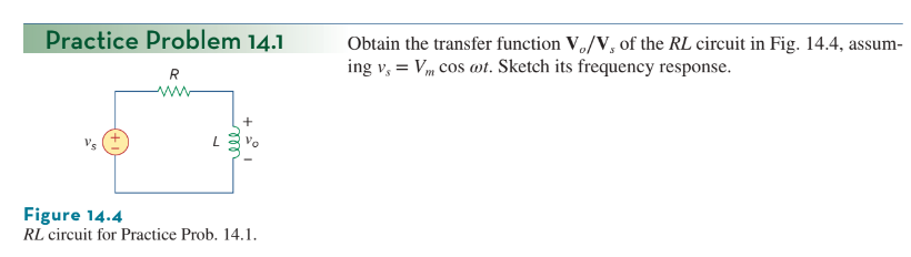 Solved Practice Problem 14.1 ﻿Obtain the transfer function | Chegg.com