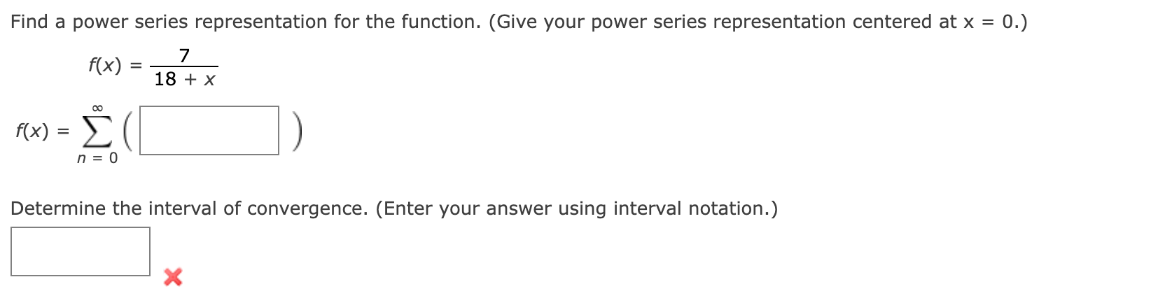 Solved Find a power series representation for the function. | Chegg.com