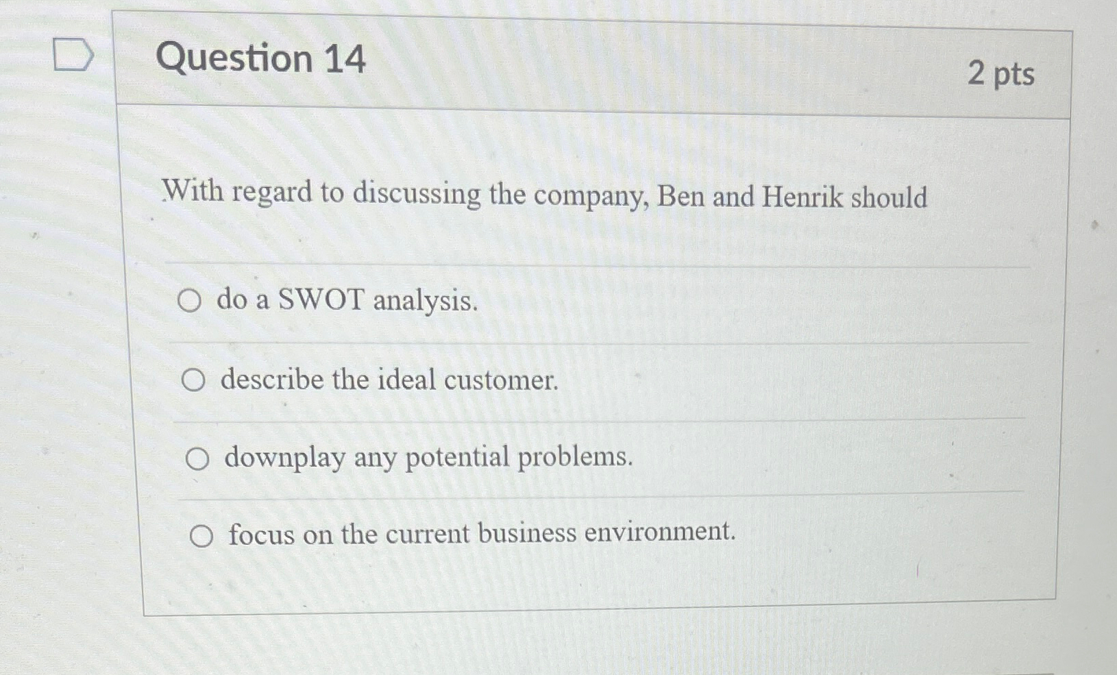 Solved Question 142 ﻿ptsWith regard to discussing the | Chegg.com
