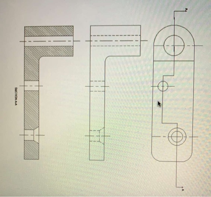 Solved P10-3) Draw the following object converting the front | Chegg.com