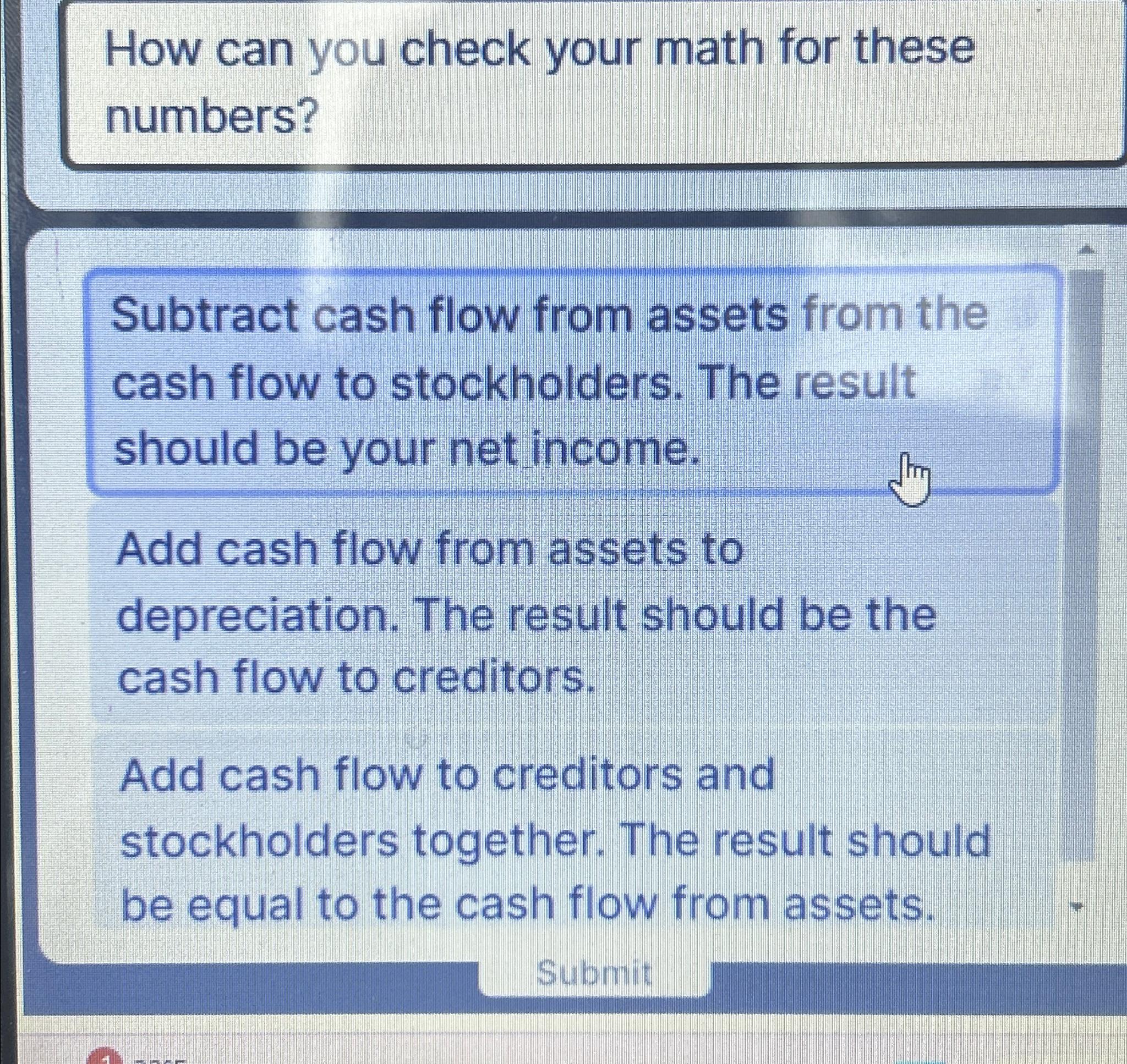 Solved How can you check your math for these | Chegg.com