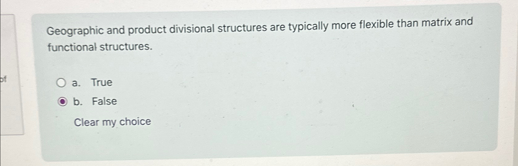 Solved Geographic and product divisional structures are | Chegg.com