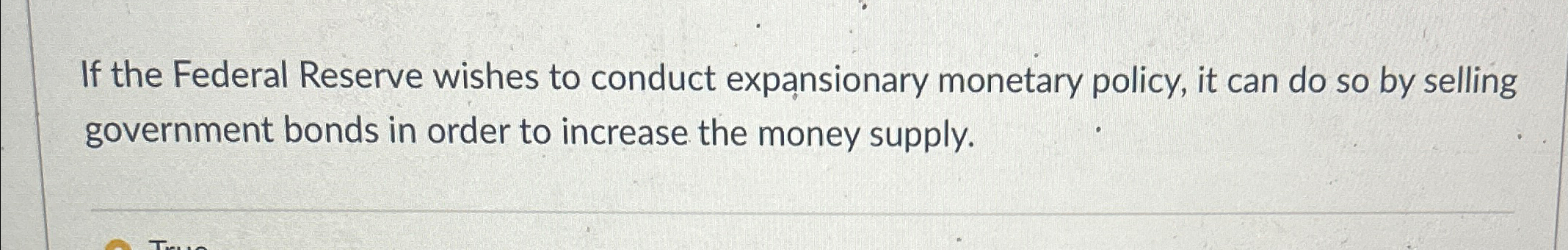 Solved If the Federal Reserve wishes to conduct expąnsionary | Chegg.com