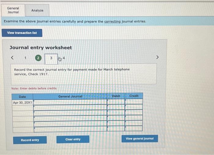 Solved The following journal entries were prepared by an | Chegg.com