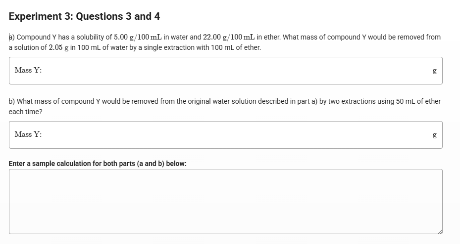 Solved Experiment 3: Questions 3 ﻿and 4a) ﻿Compound Y has a | Chegg.com