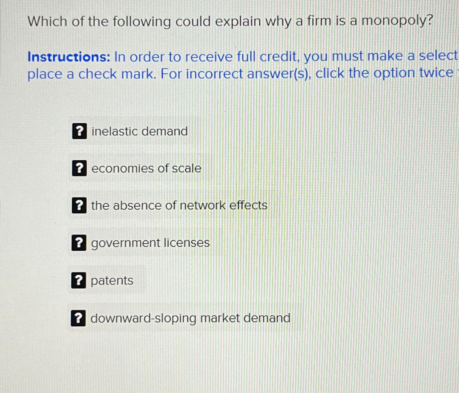 Solved Which of the following could explain why a firm is a | Chegg.com