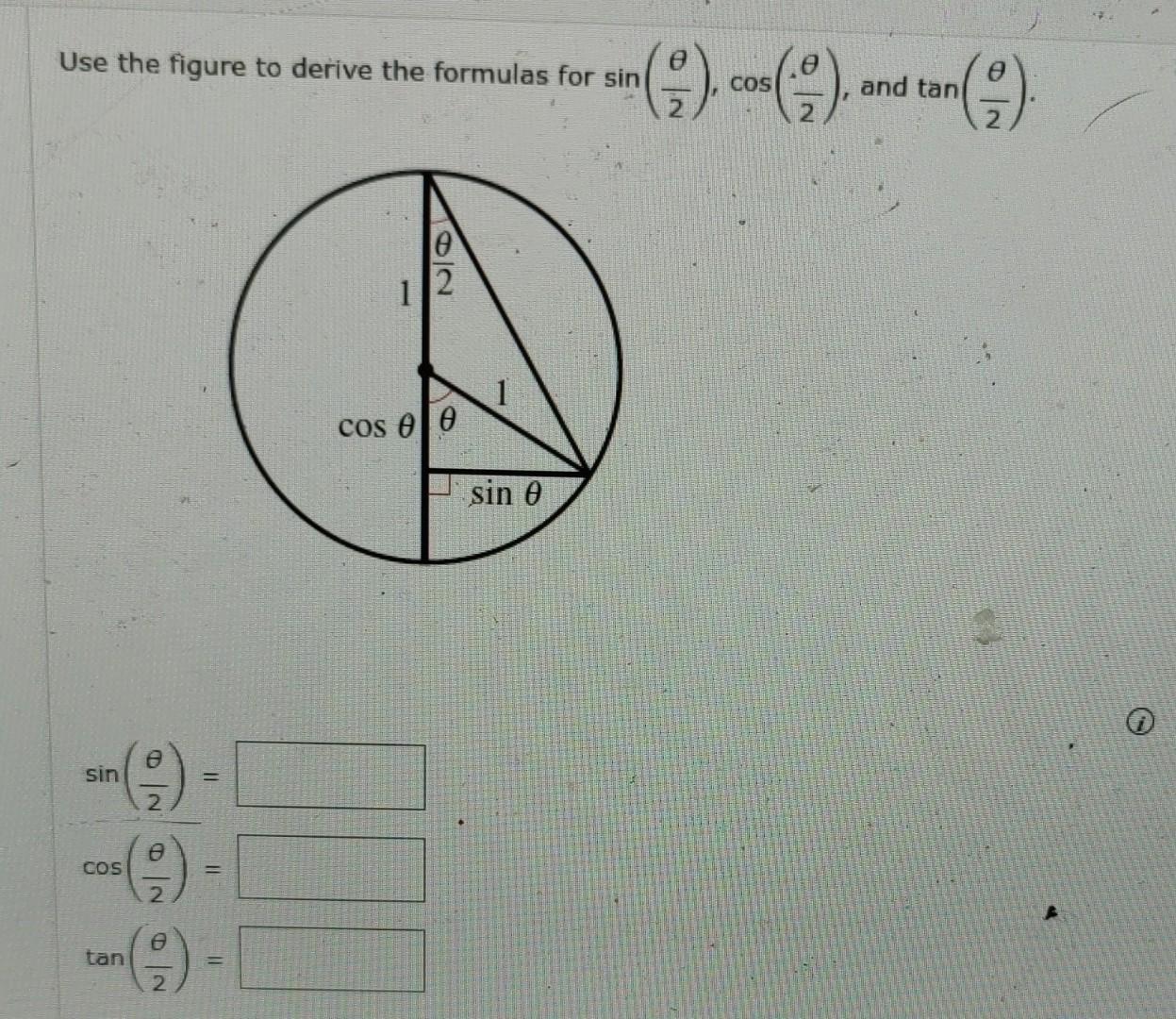 Solved Use the figure to derive the formulas for | Chegg.com