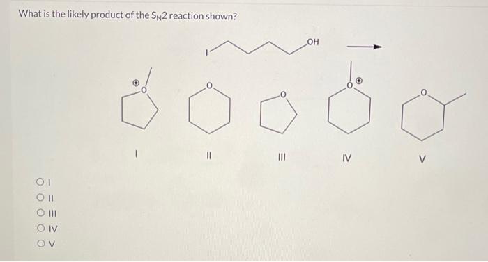 Solved What is the likely product of the S2 reaction shown? | Chegg.com