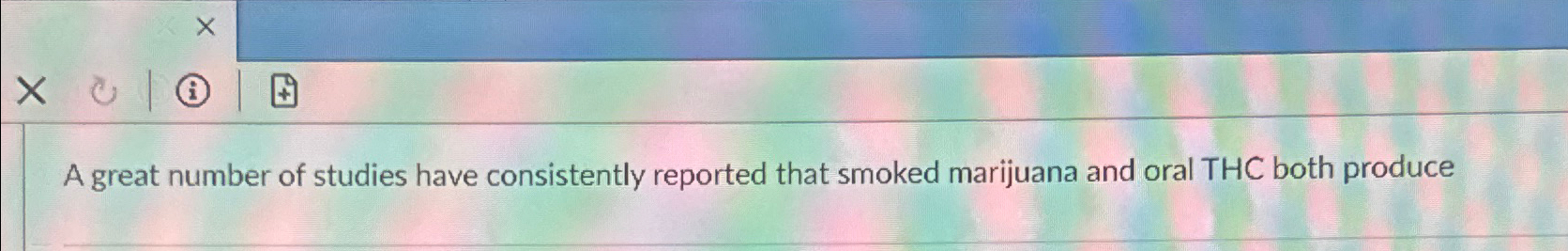 Solved A great number of studies have consistently reported | Chegg.com