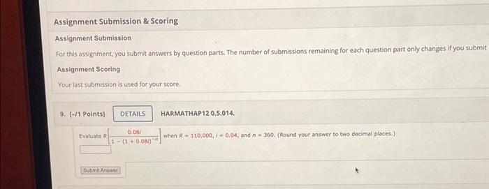 Solved Assignment Submission & Scoring Assignment Submission | Chegg.com