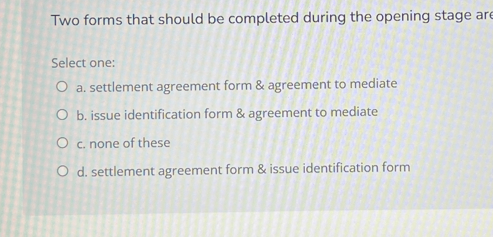 Solved Two forms that should be completed during the opening | Chegg.com