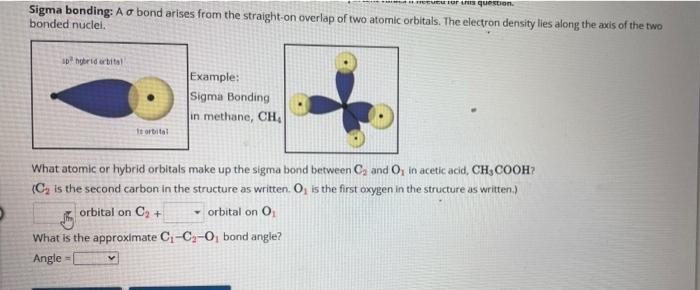 Solved Sigma bonding: A σ bond arises from the straight-on | Chegg.com
