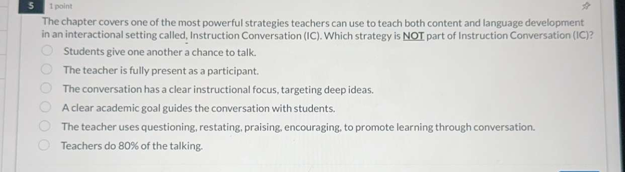 Solved 1 ﻿pointThe chapter covers one of the most powerful | Chegg.com