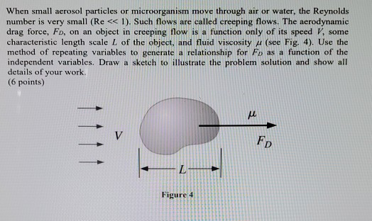 Solved When small aerosol particles or microorganism move | Chegg.com
