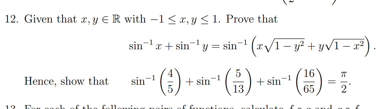 Solved Given that x,yinR with -1≤x,y≤1. ﻿Prove | Chegg.com