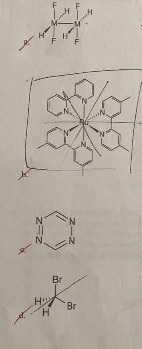 Solved assign the following point groups please | Chegg.com