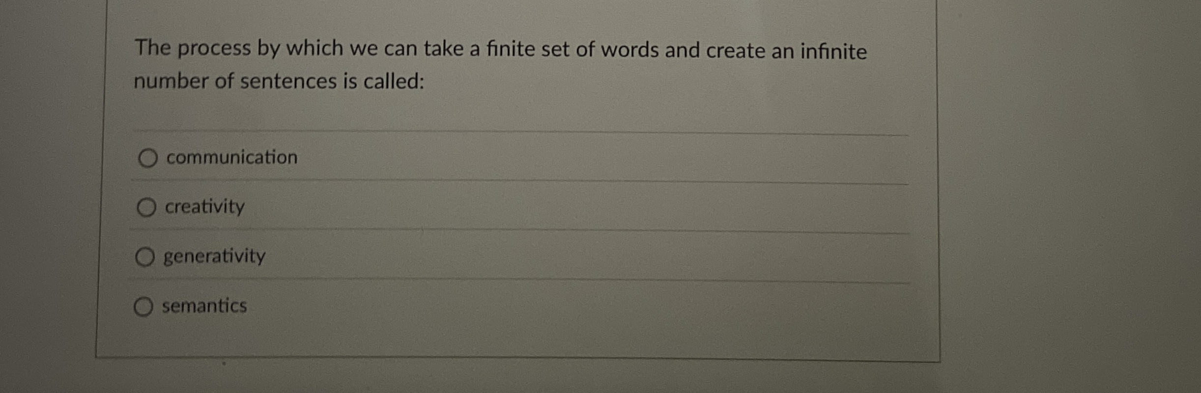 Solved The process by which we can take a finite set of | Chegg.com