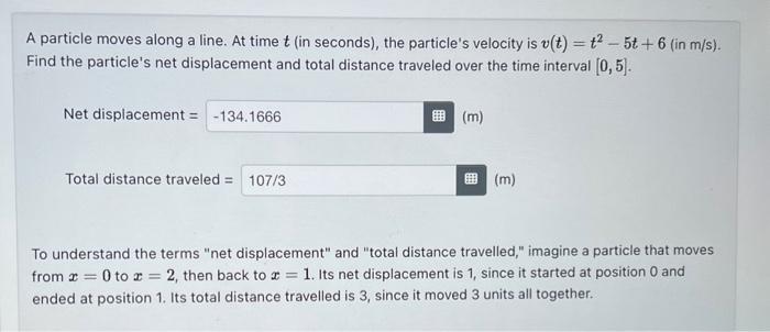 Solved A particle moves along a line. At time t (in | Chegg.com
