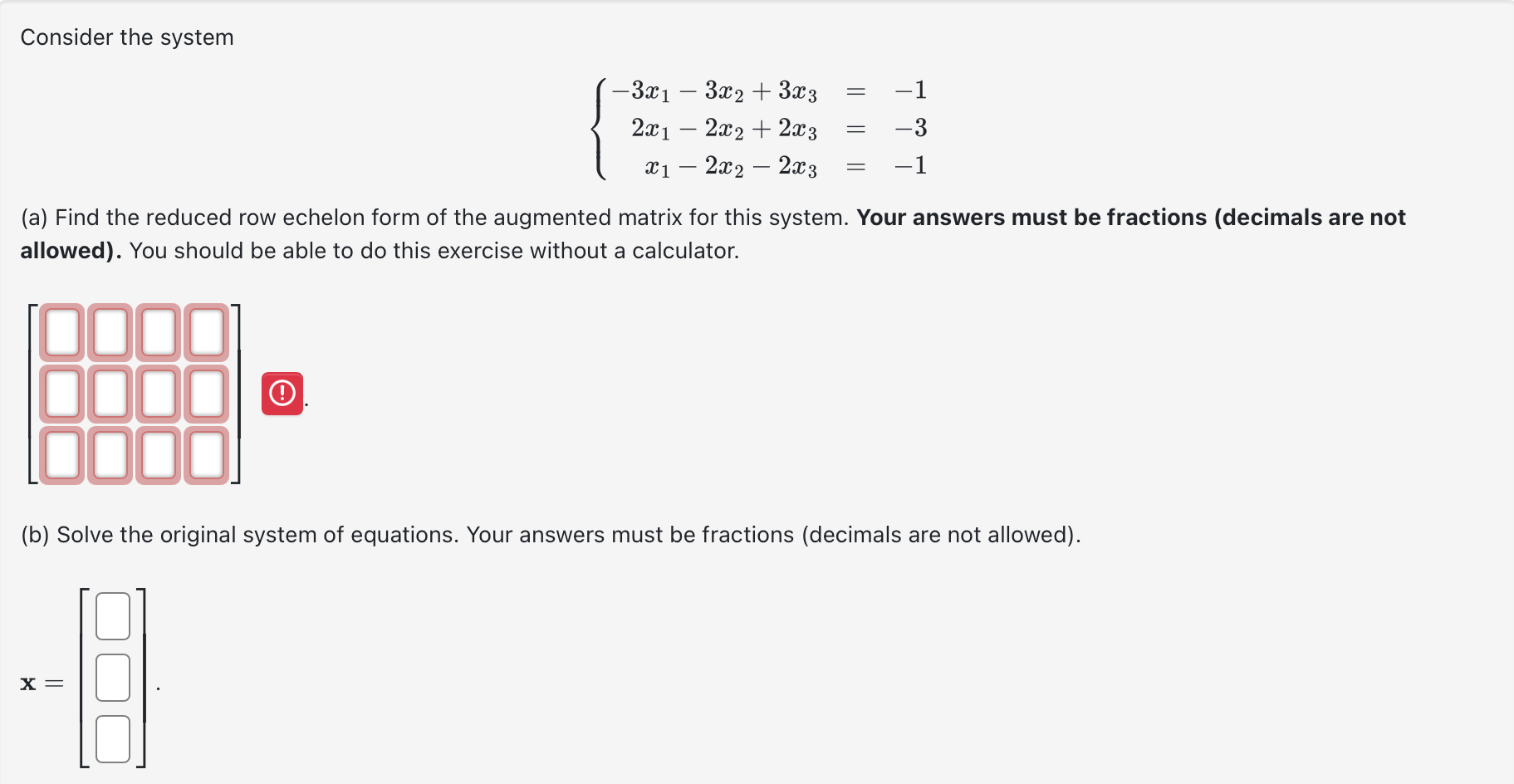 Solved Consider the system | Chegg.com