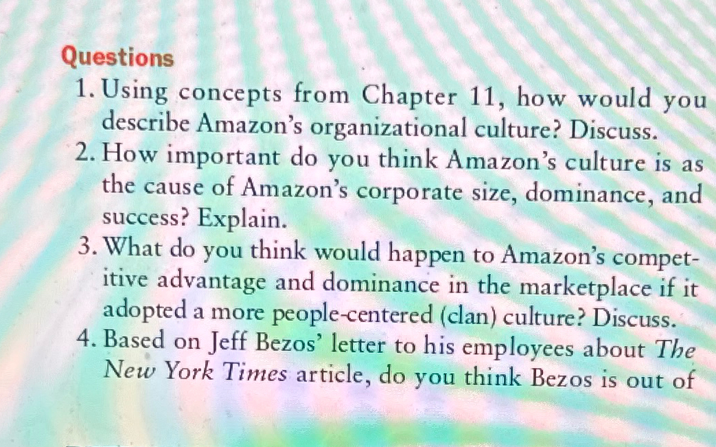 Solved QuestionsUsing concepts from Chapter 11, ﻿how would | Chegg.com