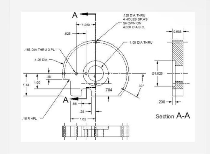 Solved Please sketch (do not convert to 3D) the attached | Chegg.com