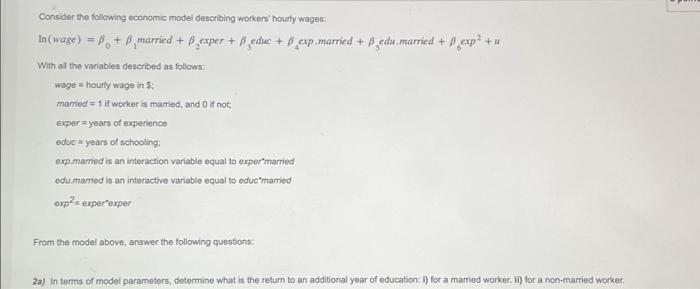 Solved \r\nQ2b) Provide an appropriate interpretation for | Chegg.com