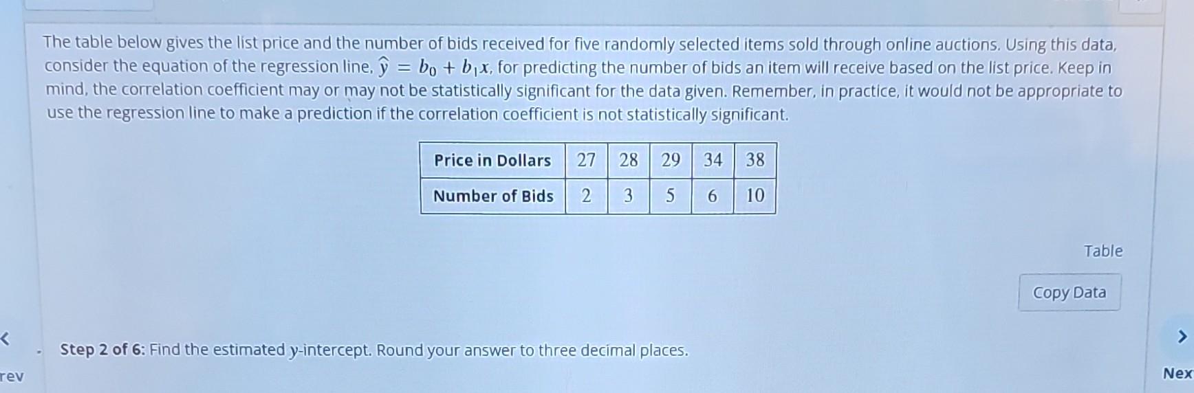 Solved The table below gives the list price and the number | Chegg.com