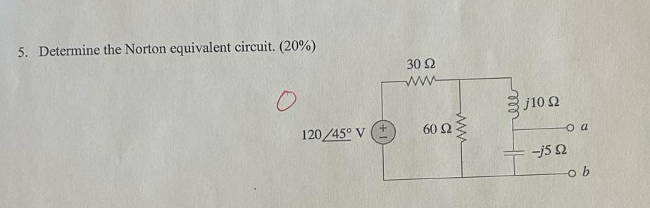 Solved Determine the Norton equivalent circuit. | Chegg.com