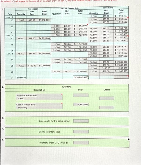 Solved PR 6-1A FIFO perpetual inventory Obj. 2, 3 The | Chegg.com