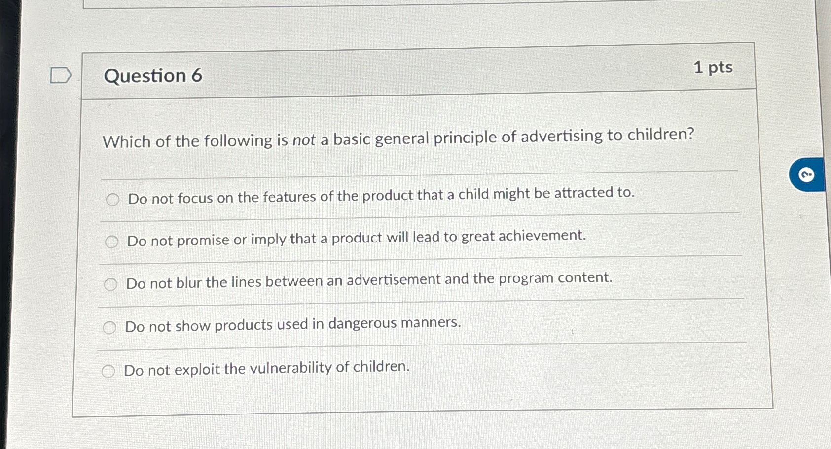 Solved Question 61ptsWhich of the following is not a basic | Chegg.com