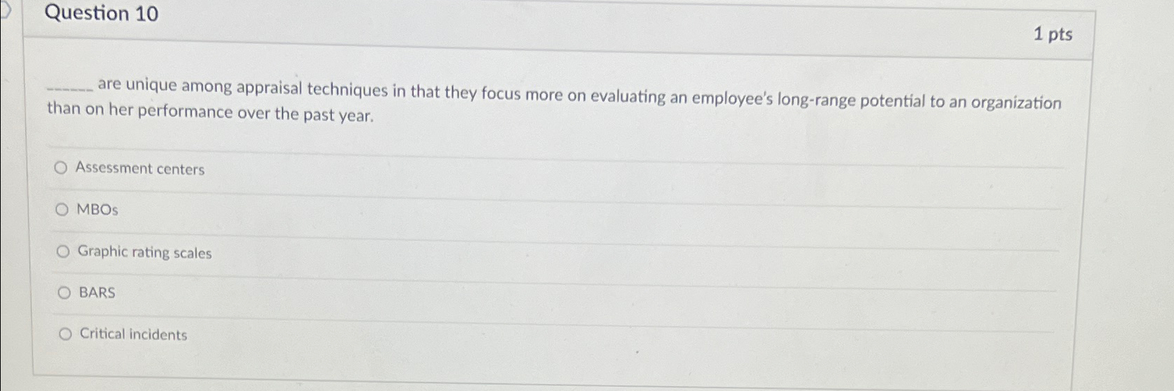 Solved Question 101 ﻿ptsare unique among appraisal | Chegg.com