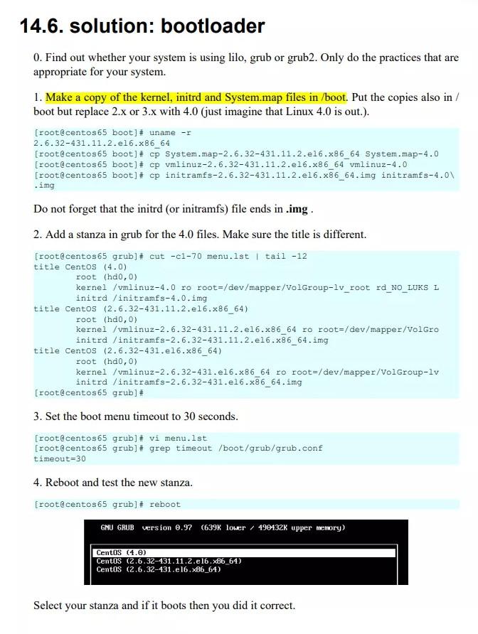 Solved bootloader 14.6. solution: bootloader 0. Find out | Chegg.com