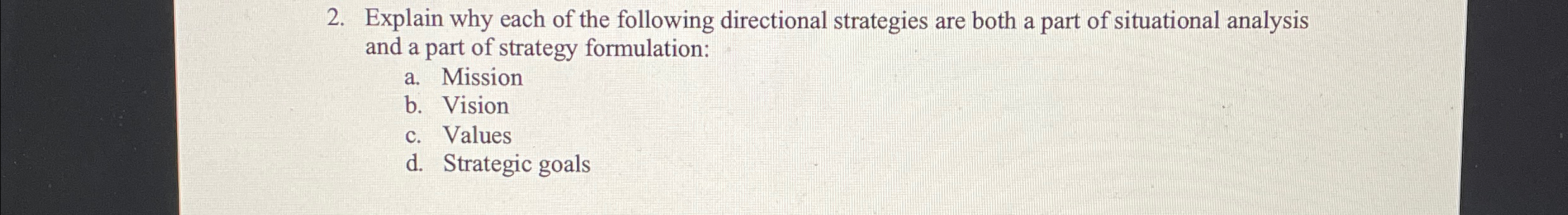 Solved Explain why each of the following directional | Chegg.com