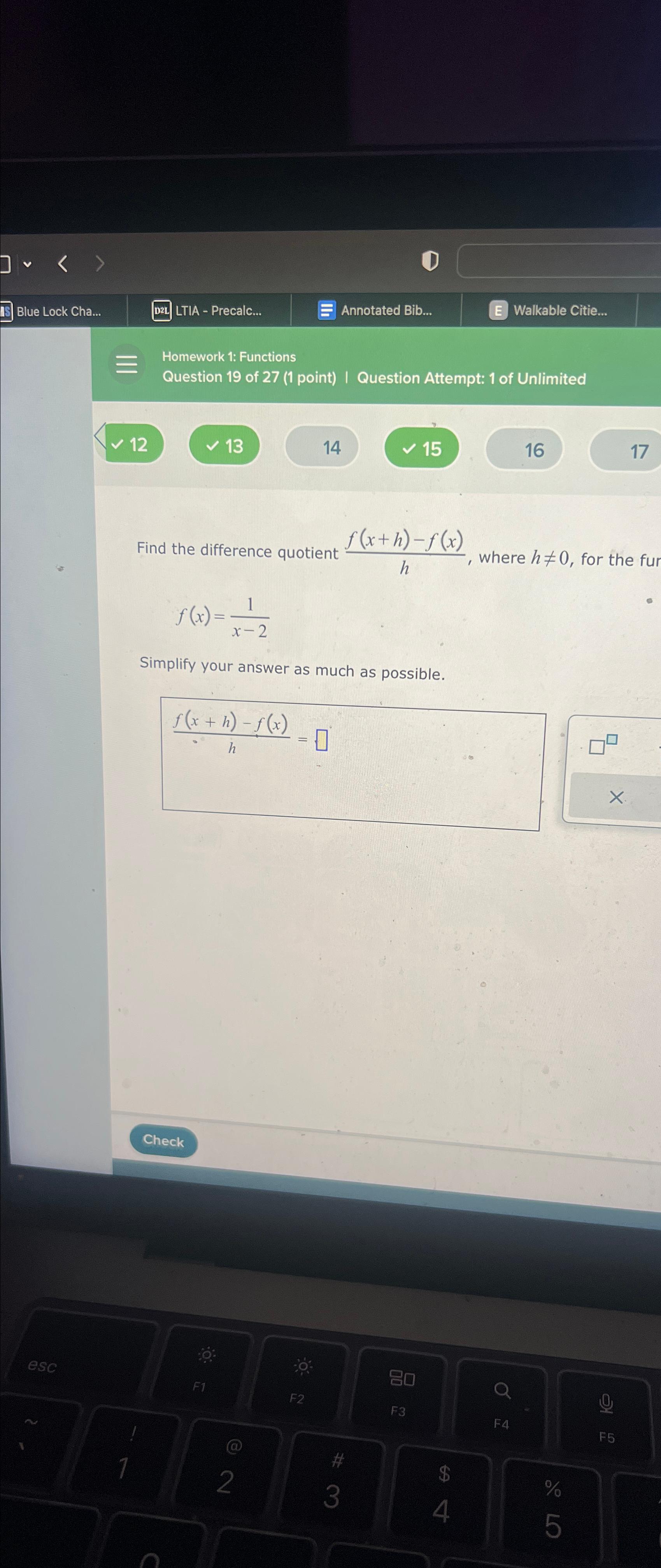 Solved [18] ﻿Blue Lock Cha...(1)Precalc...트Annotated | Chegg.com