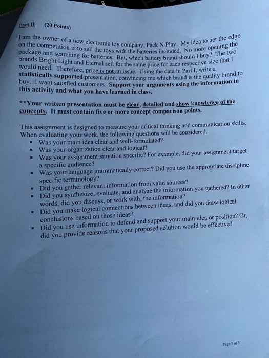 Solved Math 1111 Statistics Activity Name Part 10 Points