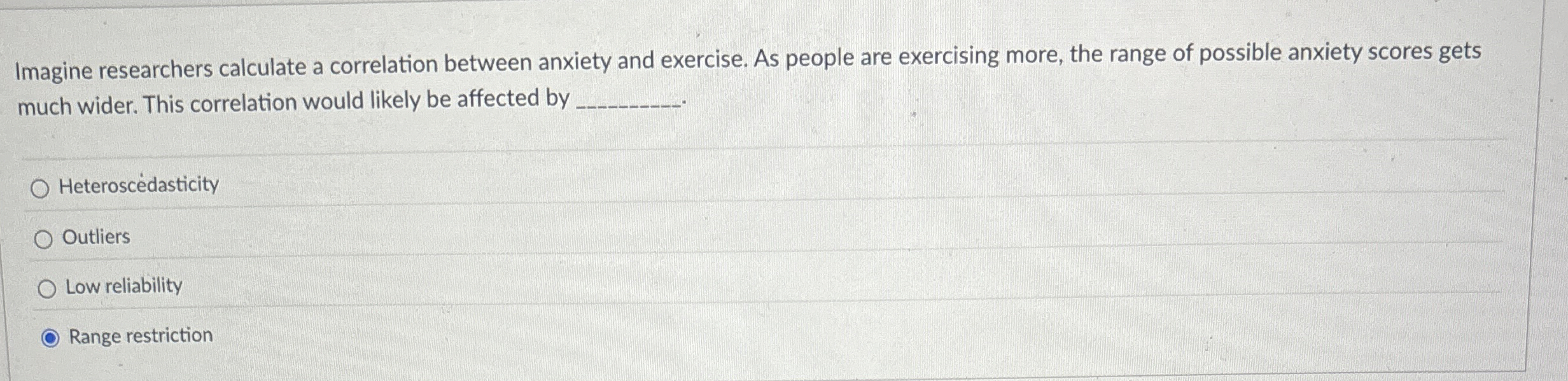 Solved Imagine researchers calculate a correlation between | Chegg.com