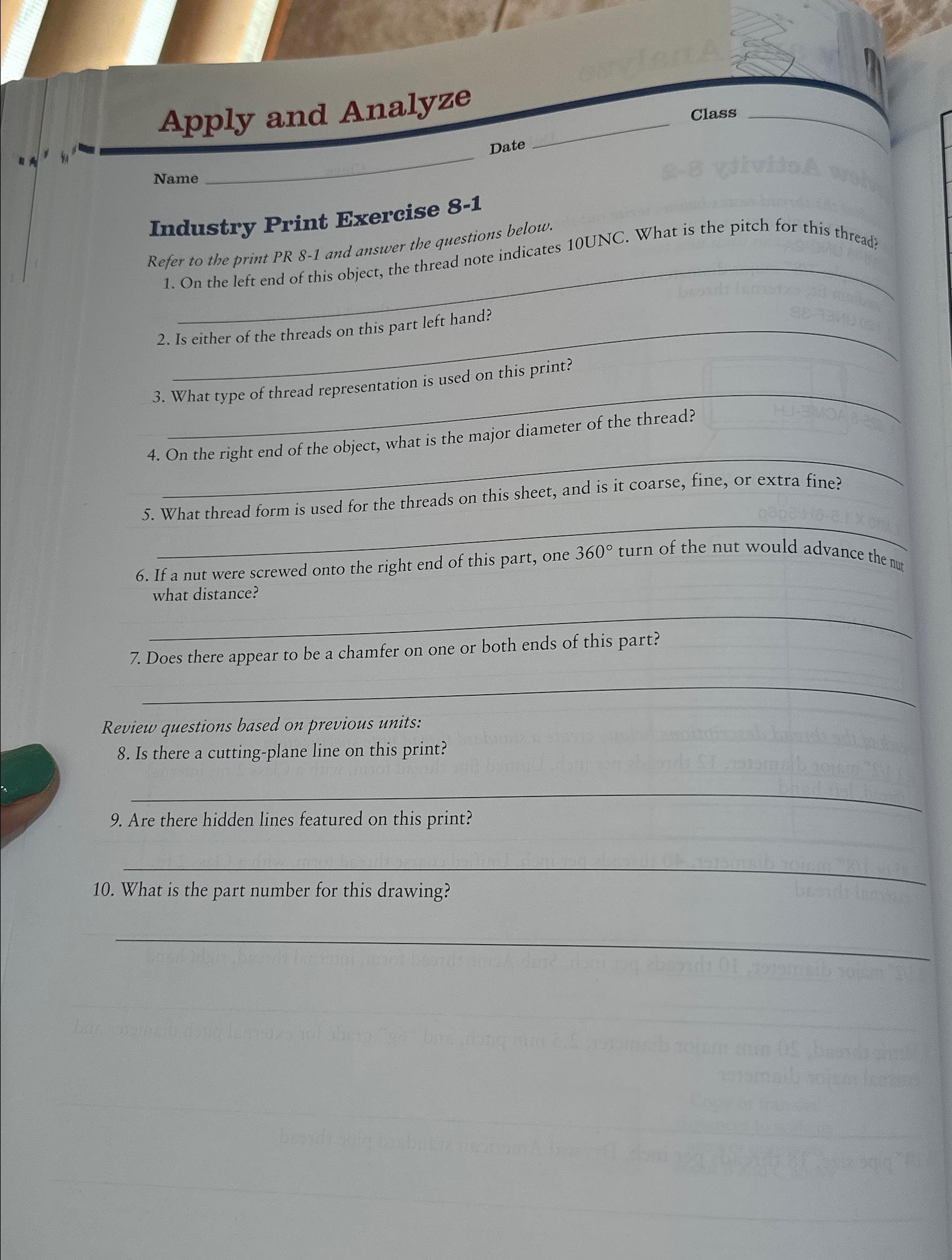 Solved Apply and AnalyzeClassNameIndustry Print Exercise | Chegg.com