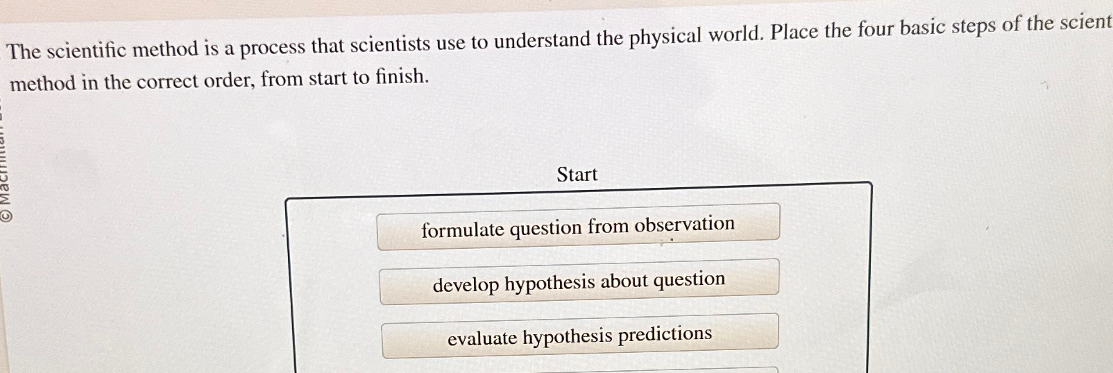 Solved The scientific method is a process that scientists | Chegg.com