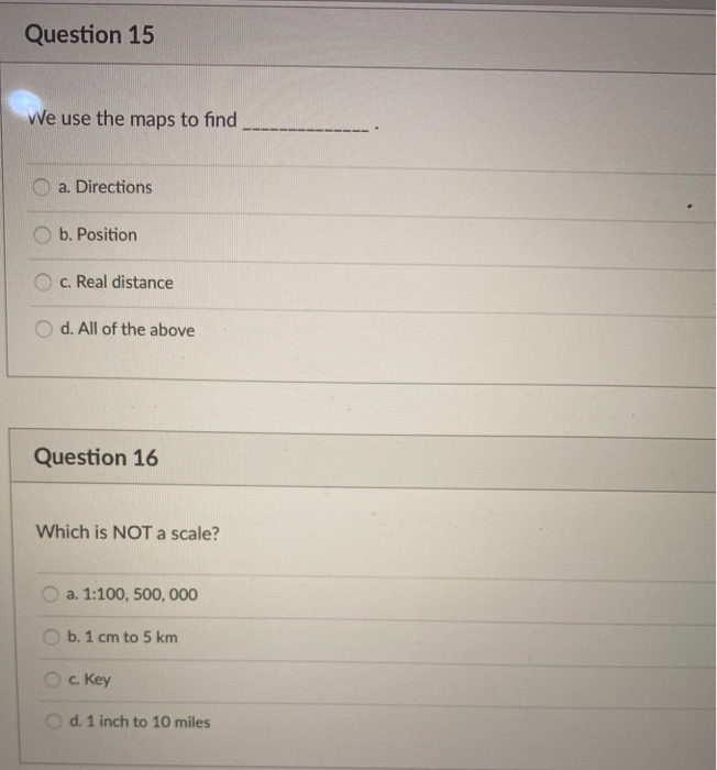 Solved Question 13 Cartography is a science of a. Data | Chegg.com