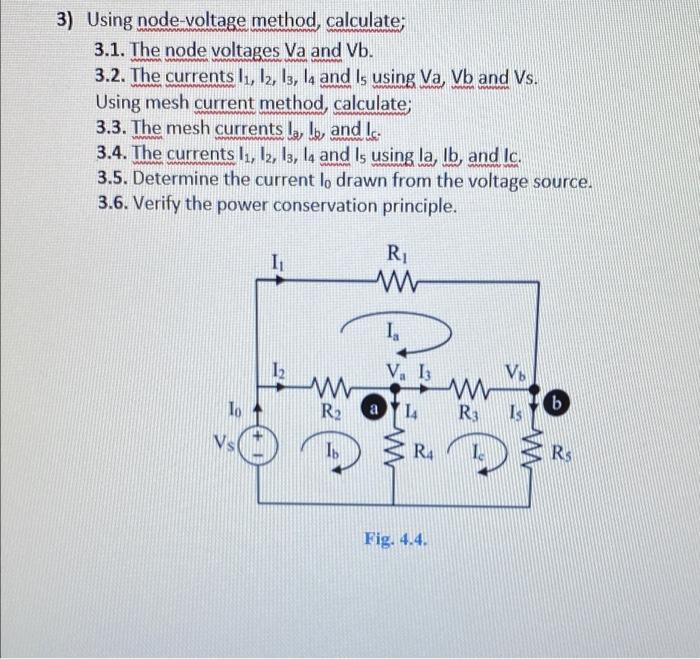 Solved B. Experimental Work B.1. Node Voltage & Mesh Current | Chegg.com