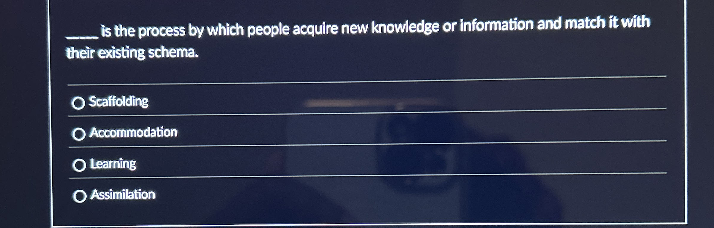 Solved is the process by which people acquire new knowledge | Chegg.com