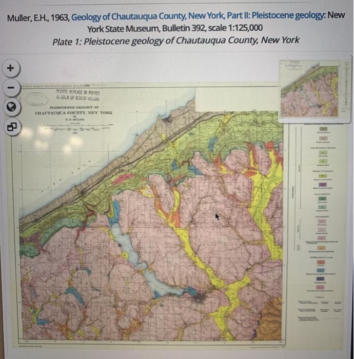 Solved Muller, E.H., 1963, Geology of Chautauqua County, New | Chegg.com