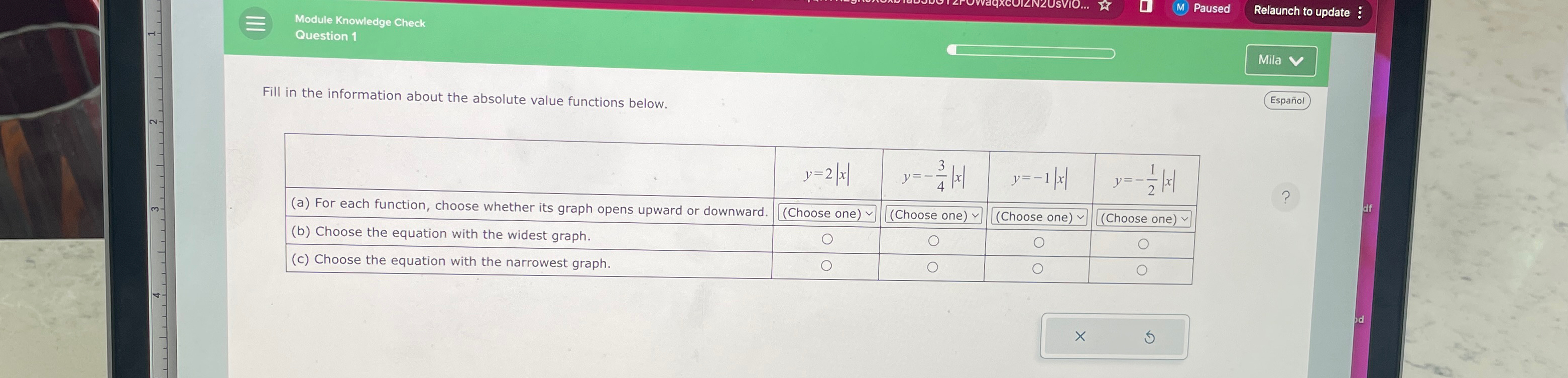 Solved Module Knowledge CheckQuestion 1Fill in the | Chegg.com