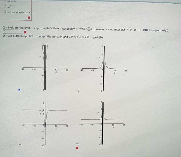 Solved Consider the following. limx→∞(xsin(x2)) (a) Describe | Chegg.com