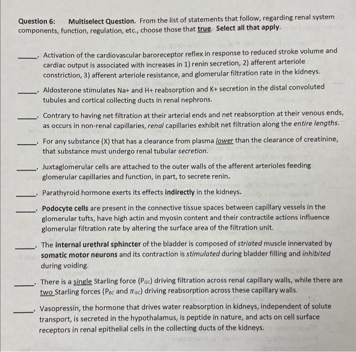 Solved Question 6: Multiselect Question. From the list of | Chegg.com