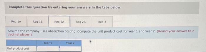 Solved Exercise 6-9 (Algo) Variable and Absorption Costing | Chegg.com